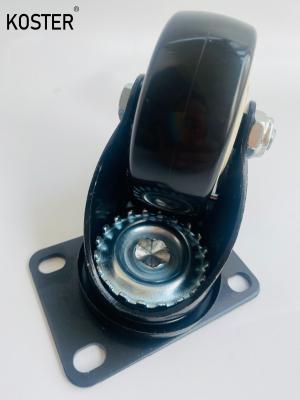 China Indústria Roda leve de trabalho com roda omnidirecional de borracha de PVC de núcleo branco-negro à venda