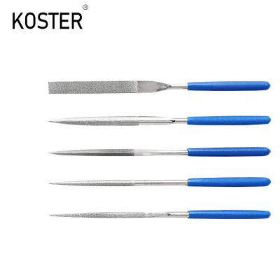 Cina 10PCS Manicotto di presa rivestito di plastica Diamante elettroplata Aglio abrasivo file unicolore in vendita
