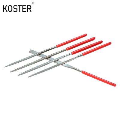 Cina File rotondo 10PCS Mini Diamond Needle File con modello di denti Bidentate Modello incluso in vendita
