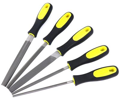 Cina 6PCS Round Carbon Steel File Set con custodia di plastica e rotonda personalizzata in vendita