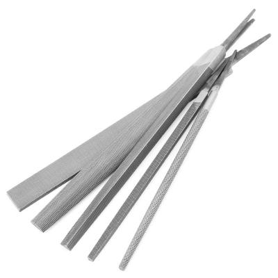 Cina 6PCS Round Carbon Steel File Set con custodia di plastica e rotonda personalizzata in vendita