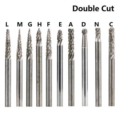 中国 切断歯ファイル 3mm 回転ツールカッター回転ファイルビット 1/8 ワルフタンカービッドバー 販売のため