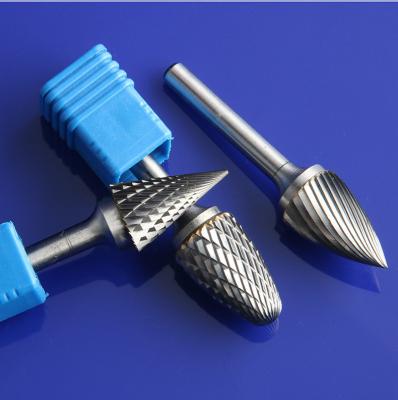 China 1/2 inch Carbide Burr File Houtbewerking Rotary Burrs met eindsnijden en 1/4 inch Shank Te koop