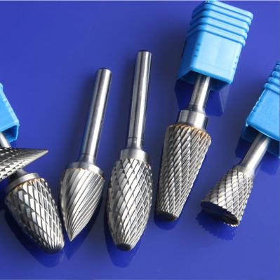 China 1/2 inch Carbide Burr File Houtbewerking Rotary Burrs met eindsnijden en 1/4 inch Shank Te koop