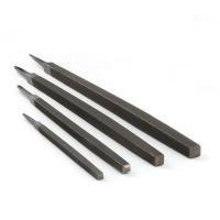 China Customized 8 Inch Double Cut Flat Bastard File with Round Shape for sale