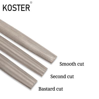 Cina Acciaio ad alto tenore di carbonio piatto semicircolare Rasp File Set Modello dentale bidentato per Precisio in vendita
