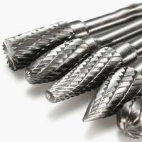 China Carbide Double Cut Tree Shape Radius End Burrs File for Cutting Tooth Processing Methods for sale