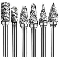China Carbide Double Cut Tree Shape Radius End Burrs File for Cutting Tooth Processing Methods for sale