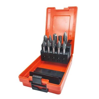 China Burrs de carburo chino de corte de carburo de tungsteno rotativo con cabeza cilíndrica en venta