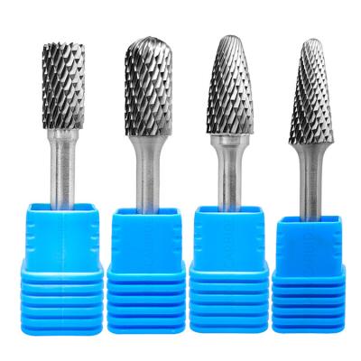 Chine 80 mm Ronde de forme solide Carbide Burr ensemble avec le motif Bidentate de la technologie avancée à vendre