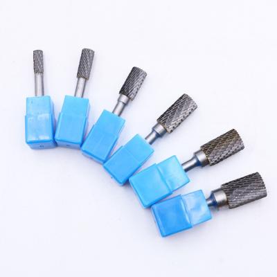 Cina 80mm Round Solid Shape Carbide Burr Set con modello di Bidentate dalla tecnologia avanzata in vendita