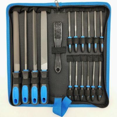 Cina Archivi di sega 19PCS utensile a mano in legno fai da te kit file piatto file in acciaio set file con custodia di trasporto in vendita