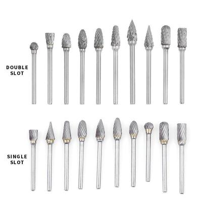 China 3/32 Ficheiro rotativo Carbide Burr Suporte experiente Design personalizado para perfuração de metal à venda