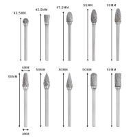 China Carbide Burrs Rotary Burr Cutting Tool for Die Grinder and Processing Methods Cutting for sale