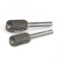 China Double Cut Solid Round Taper Shape Carbide Burr for Dremel Tools Grinding and Cutting for sale