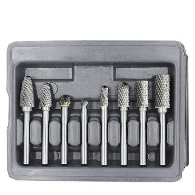 China SA 6mm 6.35mm Cylindervorm 1/4 inch Schaft Tungstencarbide Rotary Burrs voor het snijden Te koop