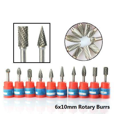 Cina 3mm Cutter file rotative Bit 1/8 Carburo di tungsteno Burr Perfetto per il taglio file dentale in vendita