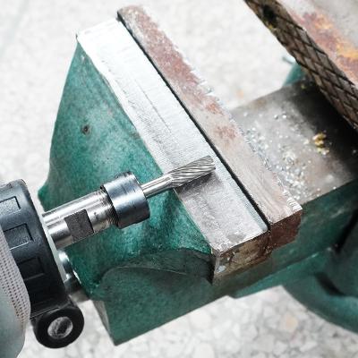 Cina Carbide Burrs personalizzati per attrezzi rotativi 10 pezzi Grandi file rotanti per trivelli in legno in vendita