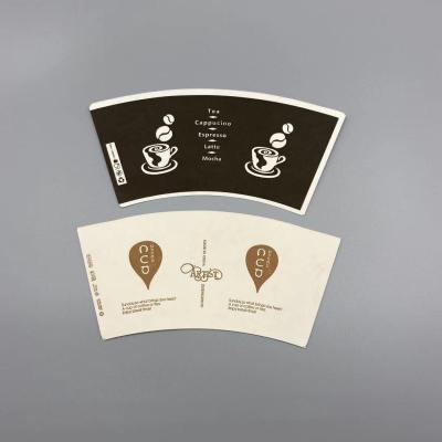 Cina Materia prima di carta di carta biodegradabile della tazza di tè dello strato 300gsm 320gsm della tazza in vendita