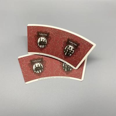 Cina Il singolo PE di Storaenso il commestibile tagliato fan della tazza di carta patinata in vendita