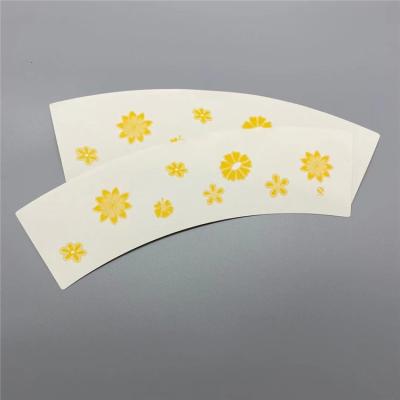 Cina Biodegradabile eliminabile amichevole di Eco del fan della tazza di carta del commestibile per la bevanda in vendita