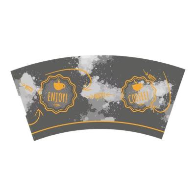 China Einzelne Rolle gestrichenen Papiers PET roter Papierschalen-Fan FSC 7oz Yibin zu verkaufen