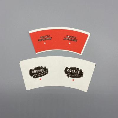 Cina Materia prima in bianco della tazza di carta della tazza di carta del PE di Eco 15g per minestra in vendita