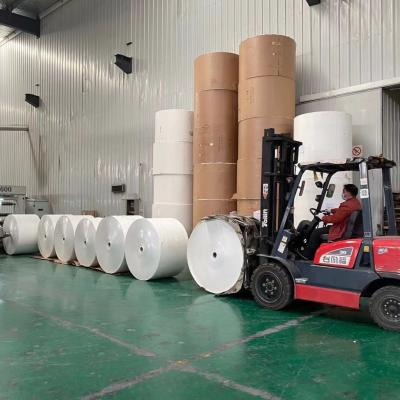 Cina rotolo flessografico della carta del PE di materia prima della tazza di carta 160Gram in vendita