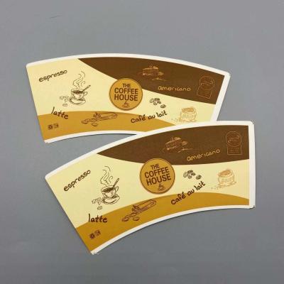 China Fã revestido 22oz do PE maioria alto da matéria prima do copo de papel impermeável à venda