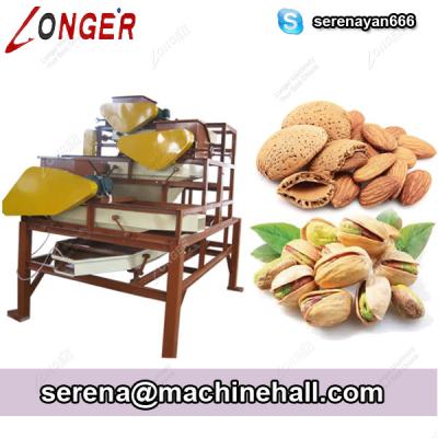 China Three-stage Almond Shelling Machines|Apricot Shell Cracking Machine for Sale|Hazelnut Dehulling Equipment for sale
