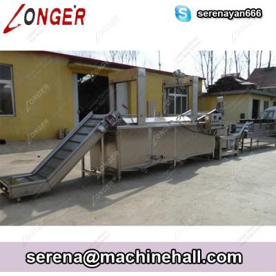 China Automatic Fried Broad Bean Production Line|Peanut Groundnut Frying Equipment for Commercial for sale