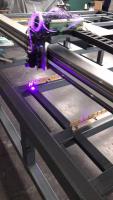China Automatic Flatbed UV Laser Engarver For Textile Screen Bedsheet , Curtain , Garment for sale