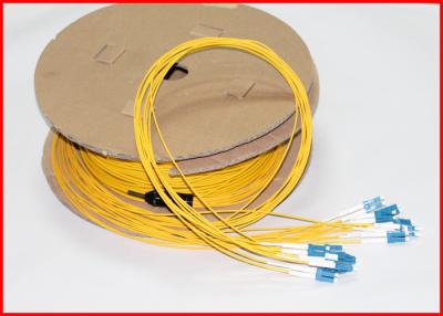 China LC UPC To LC UPC Fiber Optic Patch Cables , Pre Terminated Fiber Jumpers 12 Cores for sale