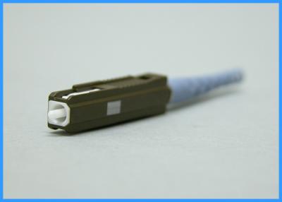 China 3.0mm MU Fiber Patch Cable Connector , Multimode MM 62.5/125um Simplex Terminator for sale