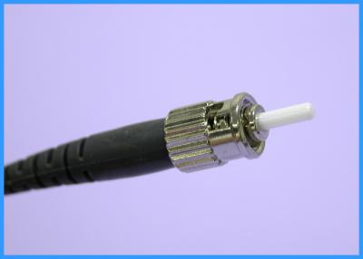 China 3.0mm ST APC Fiber Optic Patch Cable Connectors With Metal Screw Housing for sale