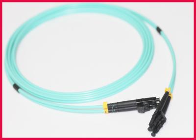 China Multimode OM3 Fiber Optic Patch Cables With Multi Colors LC Duplex Connector for sale