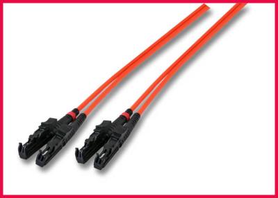 China OM2 MTRJ Zipcord Fiber Optic Patch Cables For Vertical Pathways 35dB Return Loss for sale