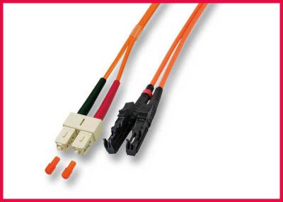 China Flame Resistant Fiber Optic Cable Patch Cord RoHS Compliant Easy Installation for sale