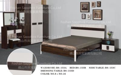 China BS-153 Apartment nightstand side table wardrobe cabinet, MDF hotel bedroom furniture Modern furniture homes foshan for sale