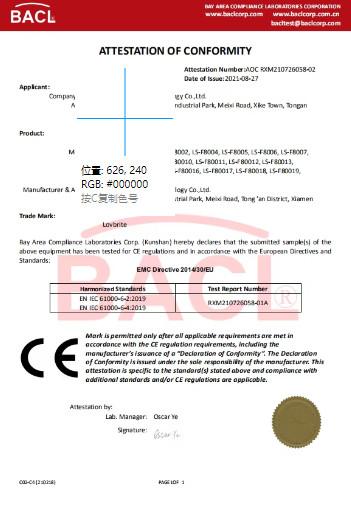 CE - Zhengzhou Glory Enterprise Development Corporation