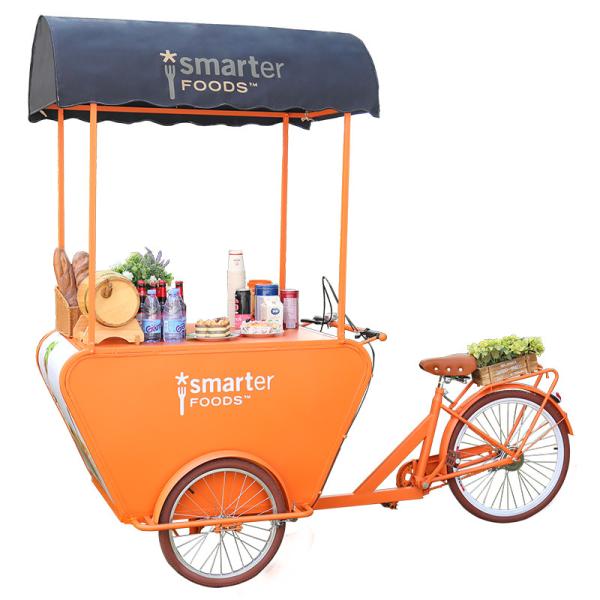 Quality Three Wheels Mobile Vending Cart for Coffee Retail Hot Dog Truck Tricycles Ice for sale