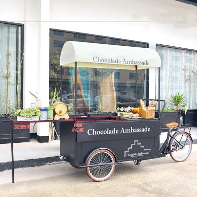 China Beverage Food Cart Mobile Fast Food Vending Popcorn Cupcake Ice Cream Field Trailer for sale