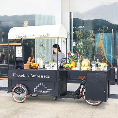 China High Productivity 277*210*70cm Commercial Tricycle Food Cart for Mobile Food Business for sale
