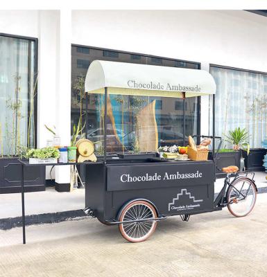 China High Productivity 277*210*70cm Commercial Tricycle Food Cart for Mobile Food Business for sale
