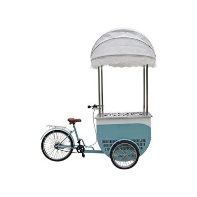 China Ice Cream Bike Freezer Mobile Food Bike for Shop Fried Chicken Hamburger Pizza BBQ for sale