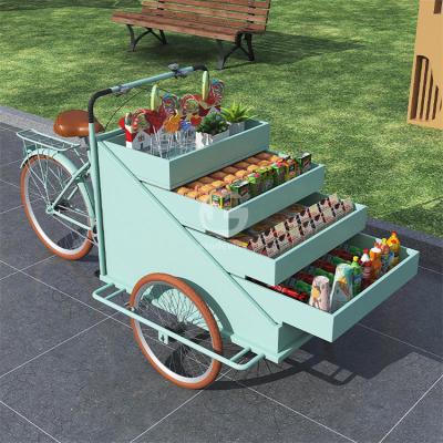 Cina Carrello mobile per il caffè e bicicletta a tre ruote per la consegna della pizza per la vendita all'aperto in vendita