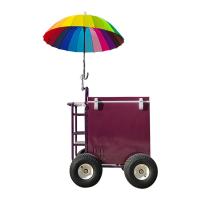 Quality Building Material Shops 830*650*2200mm Street Food Kiosk Cart Food Van Hot Dog for sale