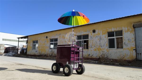 Quality Building Material Shops 830*650*2200mm Street Food Kiosk Cart Food Van Hot Dog for sale
