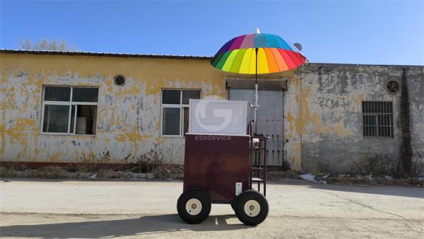 Quality 220v/110v Mobile Cart for Ice Cream Concession Refrigerator Freezer in Seasoning for sale