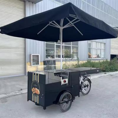 China Customized Color Electric Mobile Drink Tricycle for Fast Food and Coffee Cart Sale for sale